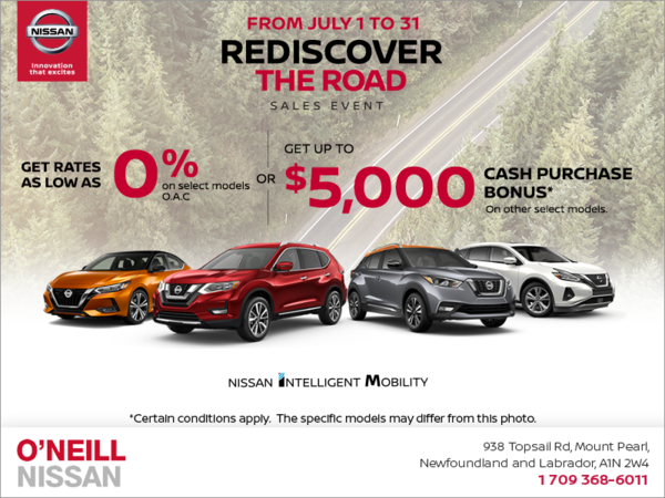 O'Neill Nissan | Special Offers in Mount Pearl