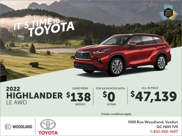 Woodland Toyota | Special Offers in Verdun