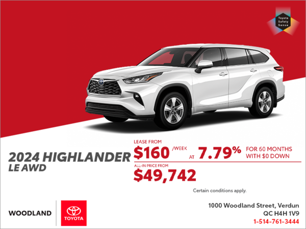 Woodland Toyota | Special Offers in Verdun