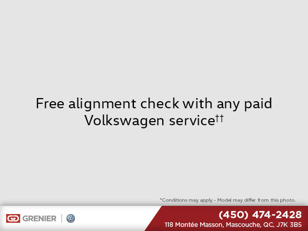 Free alignment check! | Grenier Automobile
