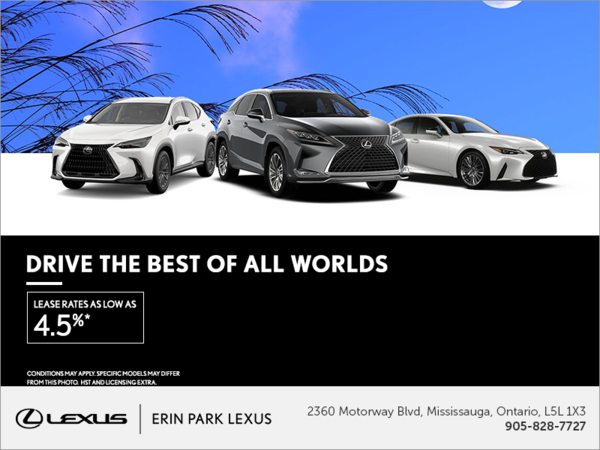 Special Offers on Sales | Erin Park Lexus in Mississauga