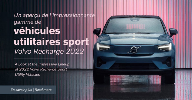 A Look at the Impressive Lineup of 2022 Volvo Recharge Sport Utility ...