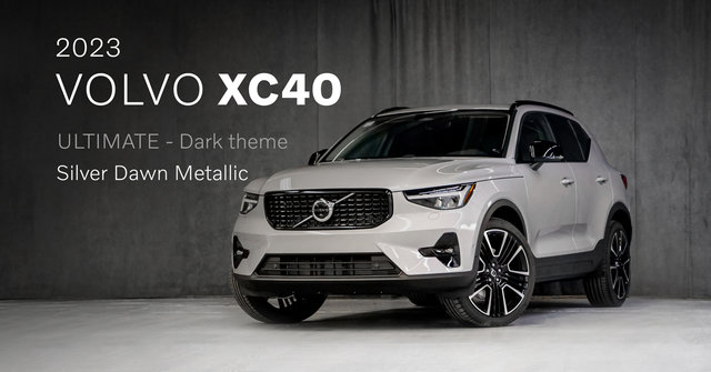 2023 Volvo XC40 Ultimate Dark Silver Dawn Metallic - Pictures