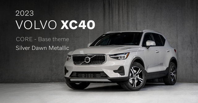 2023 Volvo XC40 Core Silver Dawn Metallic - Pictures