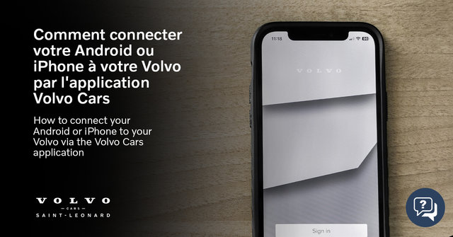 Comment connecter votre Android ou iPhone à votre Volvo par l'a