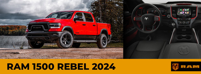 The 2024 RAM 1500 Rebel allies power and style
