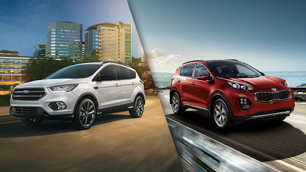 2019 Ford Escape vs. 2019 Kia Sportage in Montreal