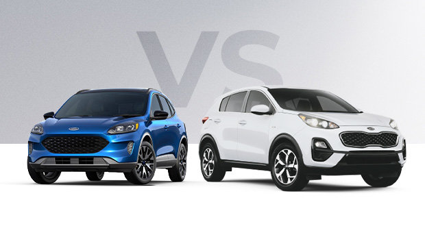 Ford Escape 2020 vs Kia Sportage 2020 à Montréal