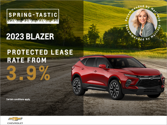 Get The 2023 Chevrolet Blazer Garage Montplaisir Ltée In Drummondville