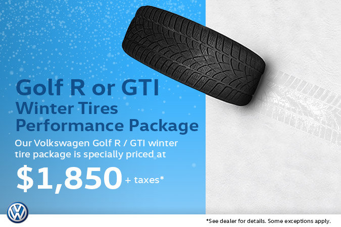 Winter Tire Special - Volkswagen Golf R/GTI Package | Volkswagen ...