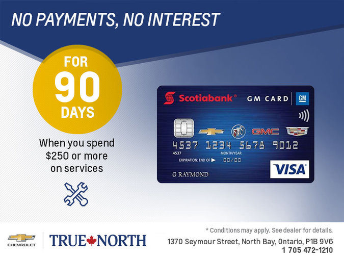 True North Chevrolet in North Bay | The Scotiabank GM Card