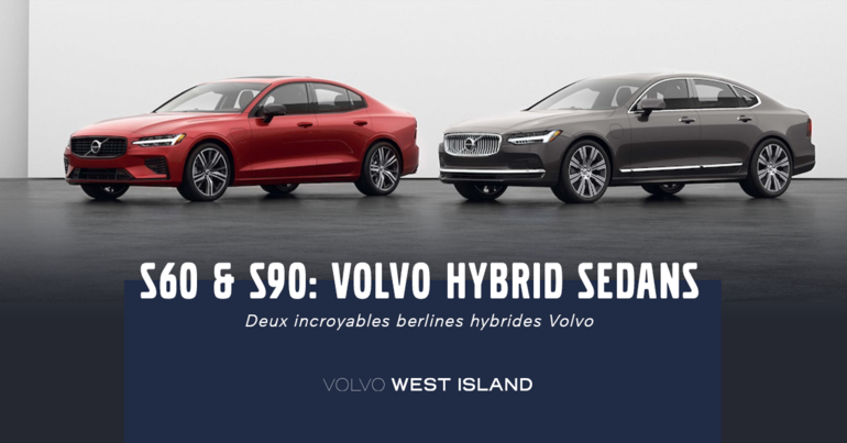 Volvo S60 et S90 2023 : deux incroyables berlines hybrides | Volvo Cars ...