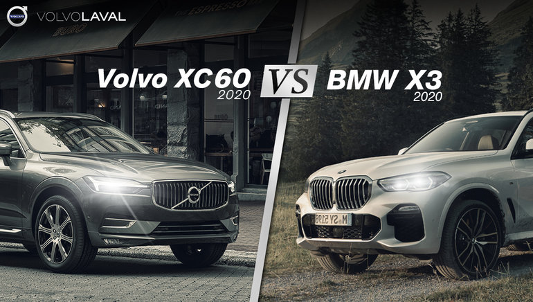 Volvo XC60 2020 vs BMW X3 2020 | Volvo Laval