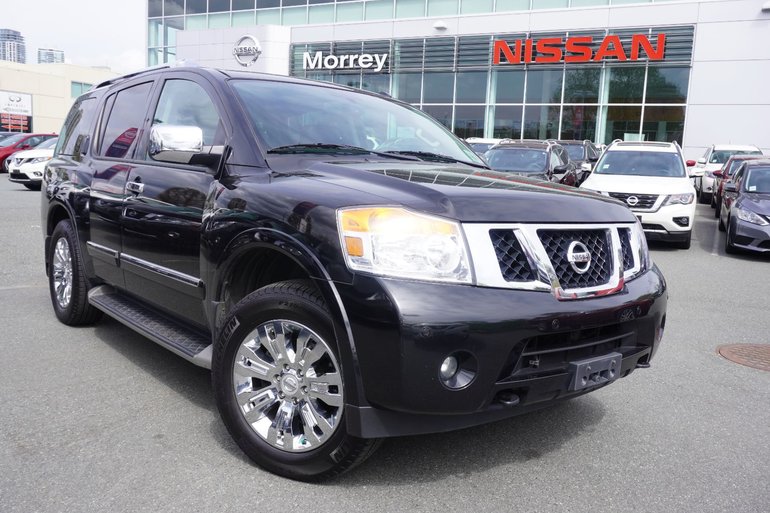 Morrey Nissan of Burnaby | Pre-Owned 2015 Armada PLATINUM BLACK ON ...