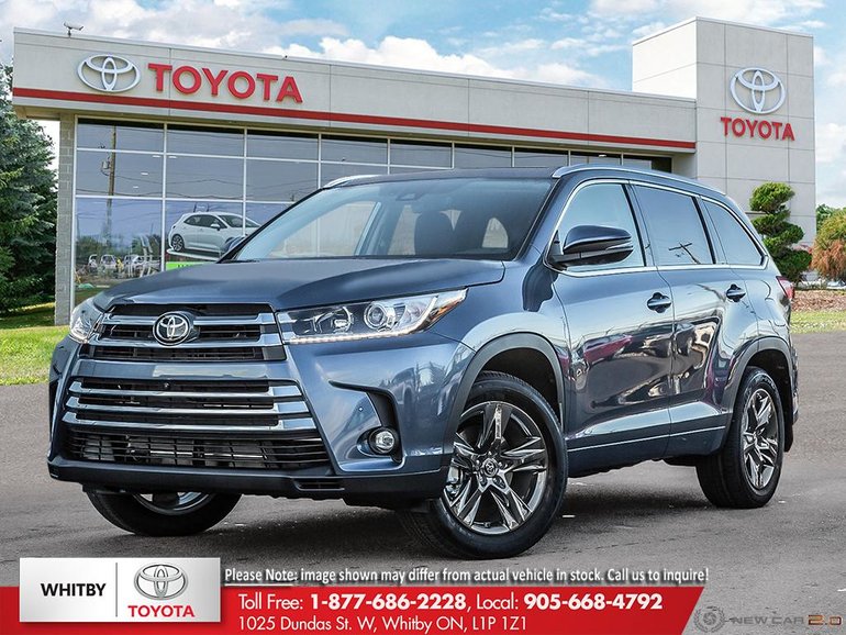 New 2019 HIGHLANDER LIMITED AWD LA20 for Sale - $54,050 | Whitby Toyota ...
