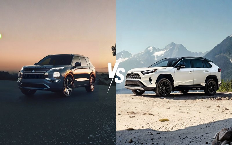 Dilawri Mitsubishi | 2025 Mitsubishi Outlander vs. 2025 Toyota RAV4 ...