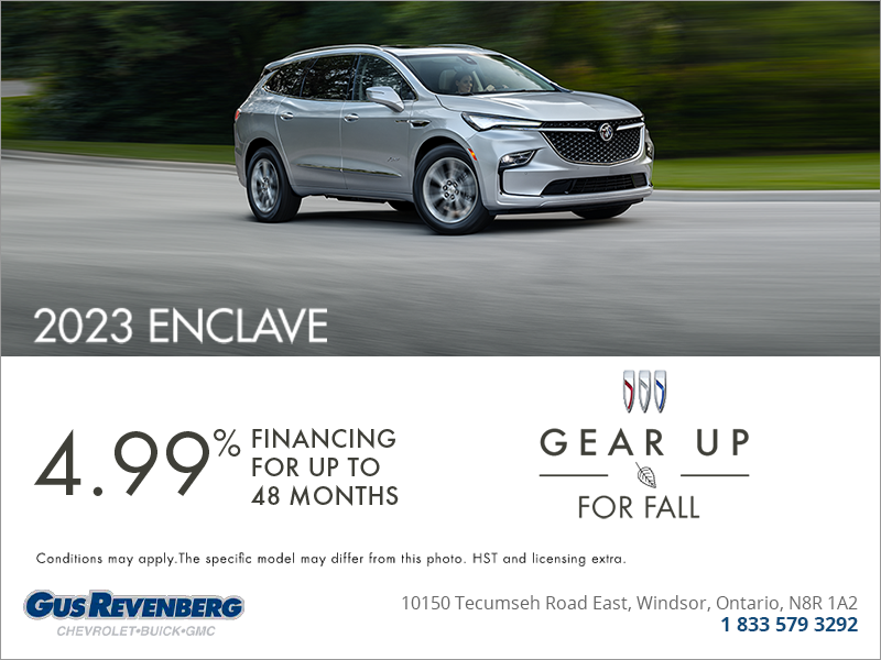 Get the 2023 Buick Enclave | Gus Revenberg Chevrolet Buick GMC in Windsor