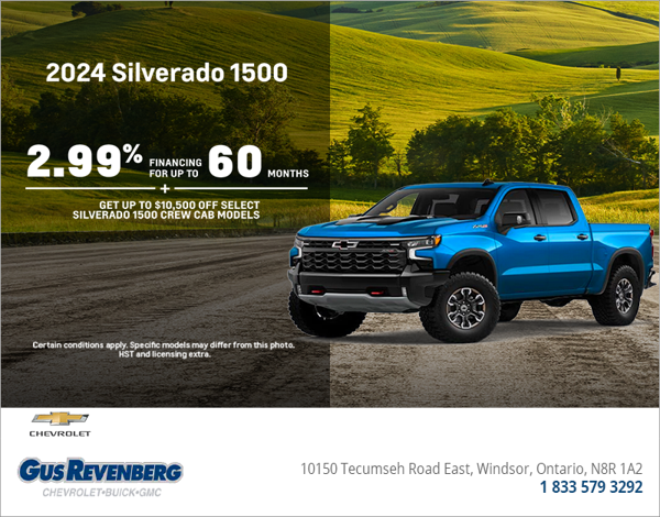 The 2024 Chevrolet Silverado 1500 | Gus Revenberg Chevrolet Buick GMC ...