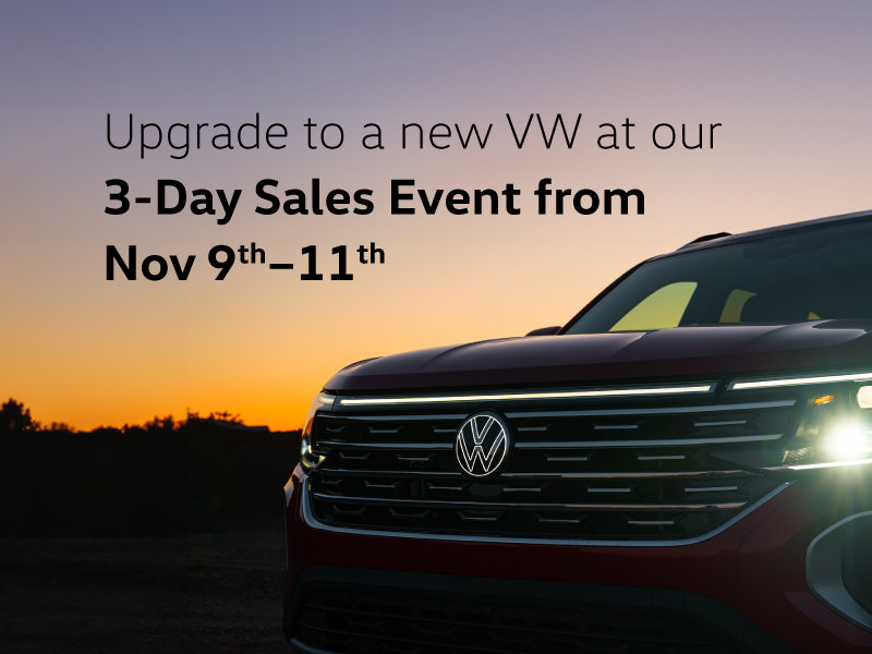 RSVP: 3-Day Sales Event | Volkswagen MidTown Toronto in Toronto