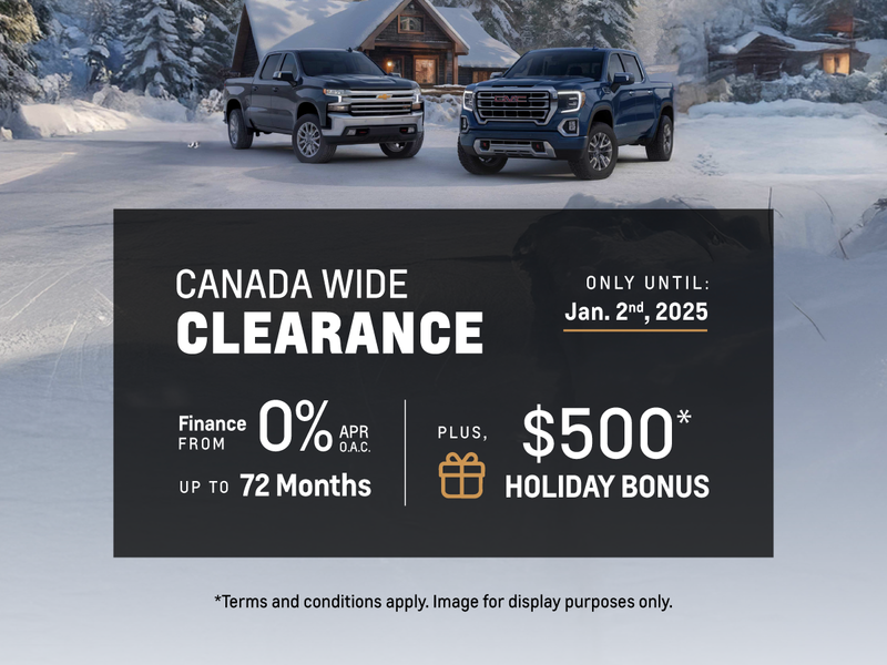 Canada Wide Clearance | City Buick Chevrolet GMC in Toronto