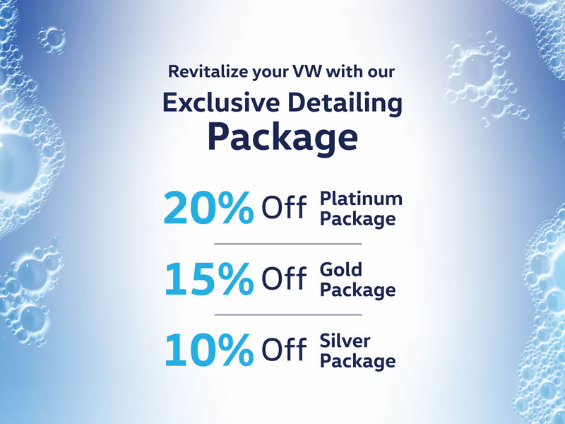 Detailing Packages Specials | Humberview Volkswagen in Toronto