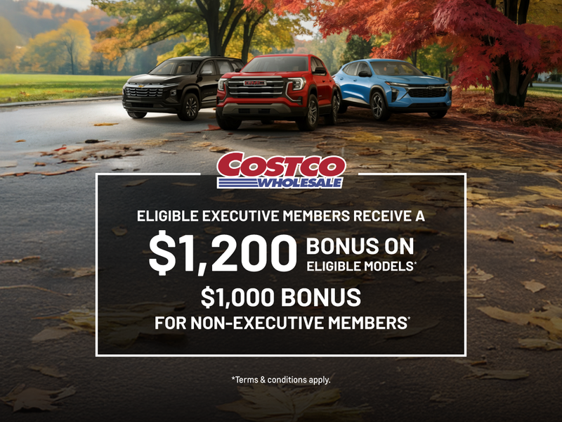 Costco Member Bonus | Applewood Chevrolet Buick GMC in Mississauga