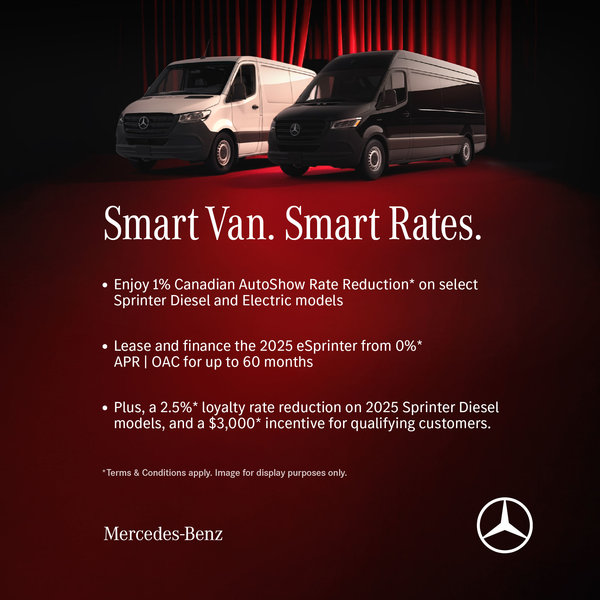 Smart Van Smart Rates Sales Event | Mercedes-Benz Brampton in Brampton