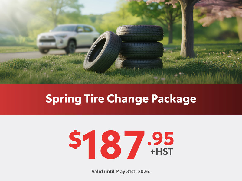 Spring Tire Change Package | Georgetown Toyota in Georgetown