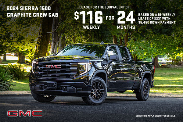 The 2024 GMC Sierra 1500 Graphite Crew Cab | G & M Chevrolet Buick GMC ...
