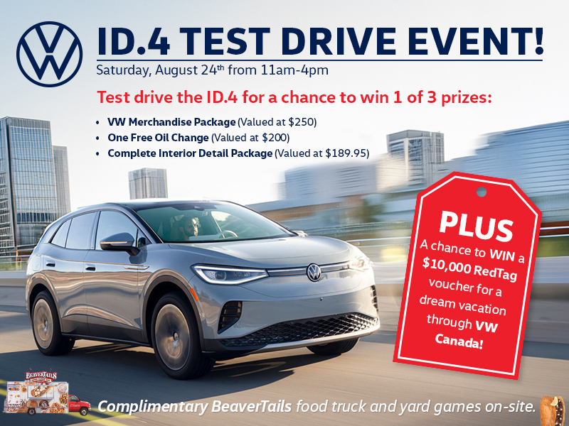 ID.4 Test Drive Event | Myers Kanata Volkswagen