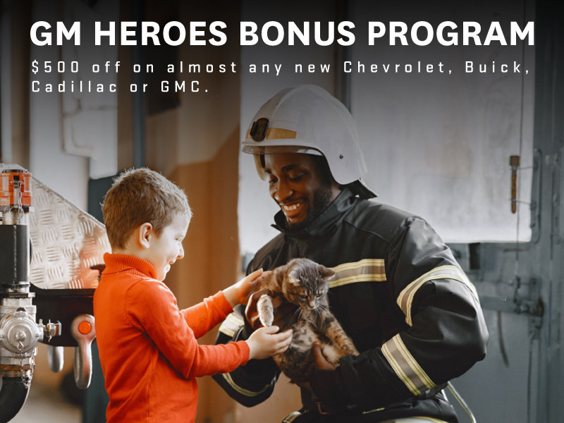 GM Heroes Bonus Program | Steele Chevrolet Buick GMC