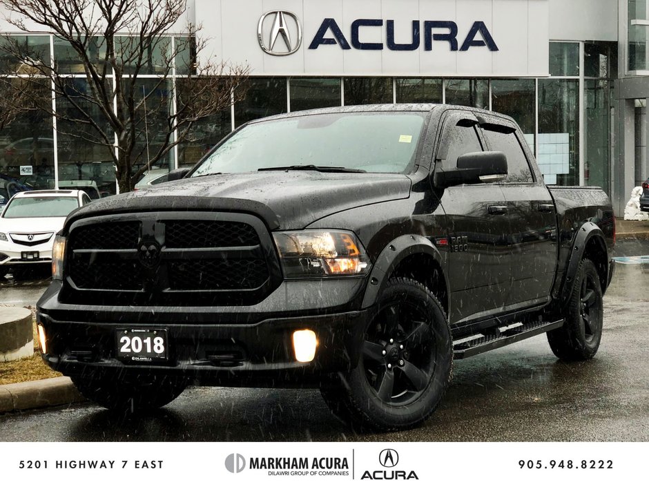 Markham Acura | 2018 Ram 1500 Big Horn Black Package | #TD3861B