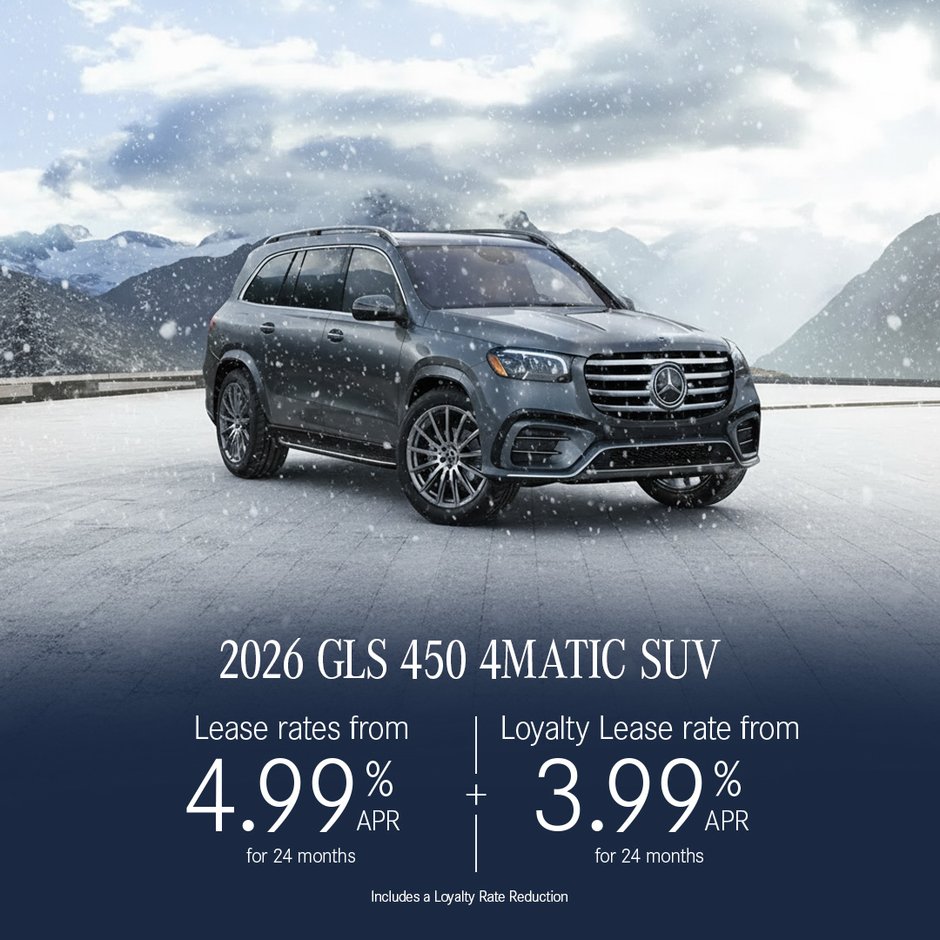 2026 GLS 450 4MATIC SUV | Mercedes-Benz Rive-Sud