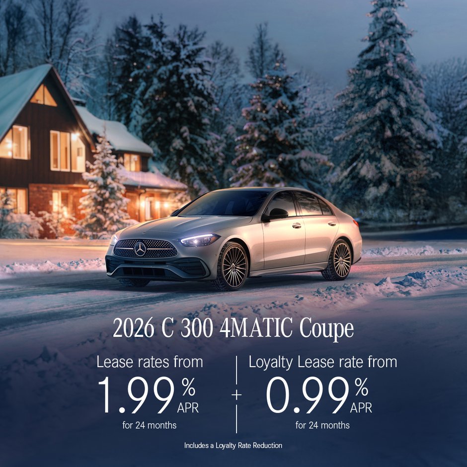 2026 C 300 4MATIC Coupe | Mercedes-Benz Rive-Sud